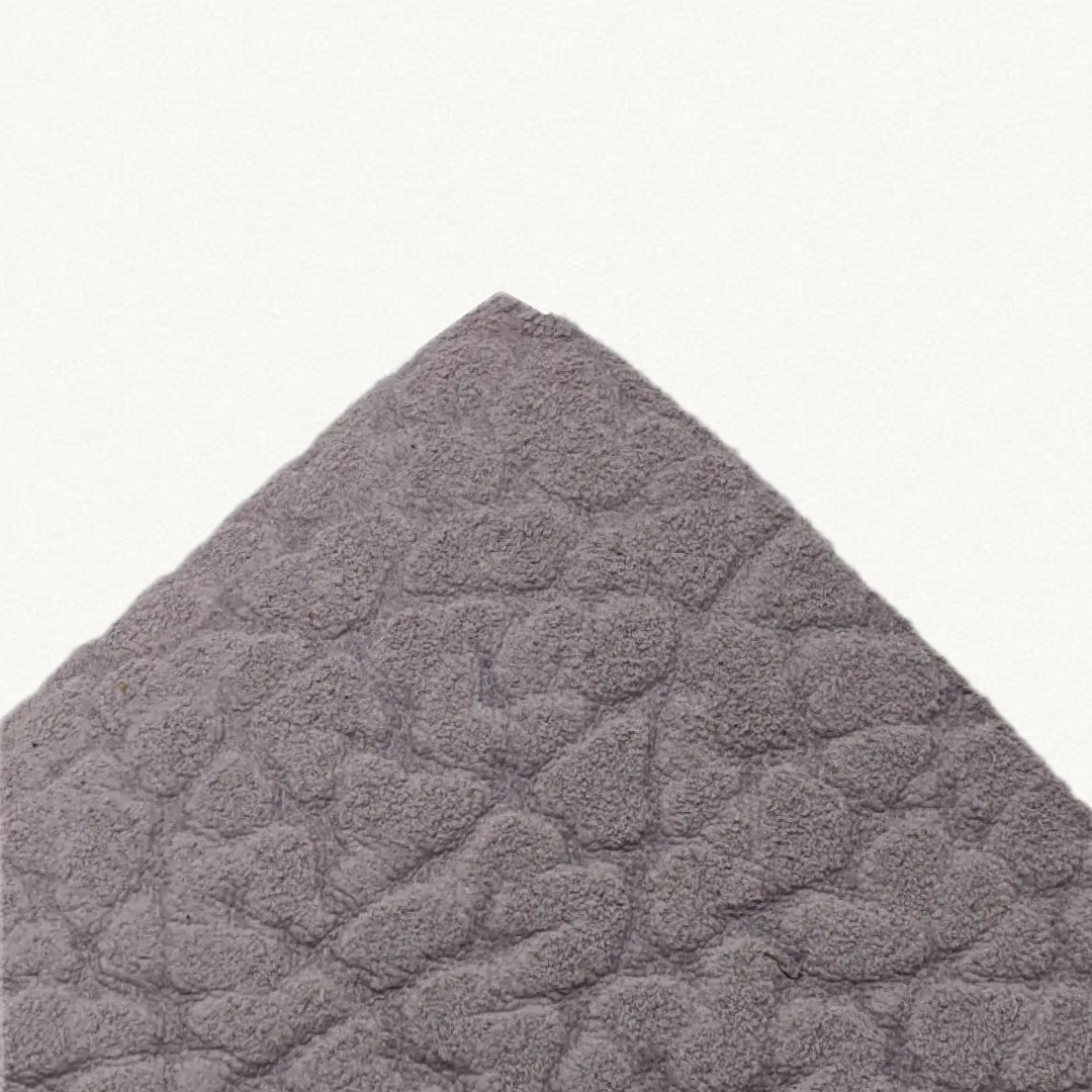 Walrus Emboss on Lilac Cow Suede - Rainbow Leather