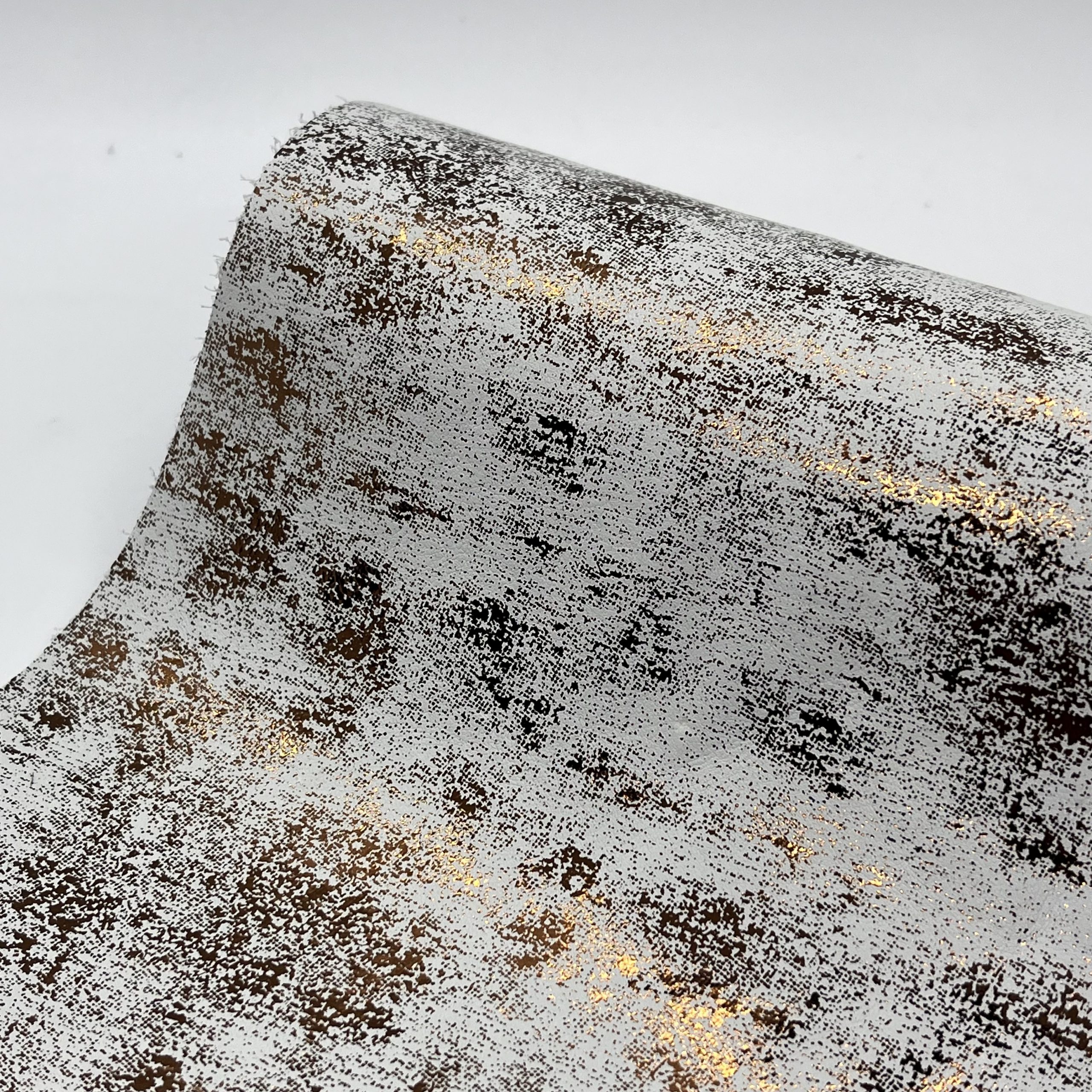 Rusty Allure Pearl Leather - Rainbow Leather