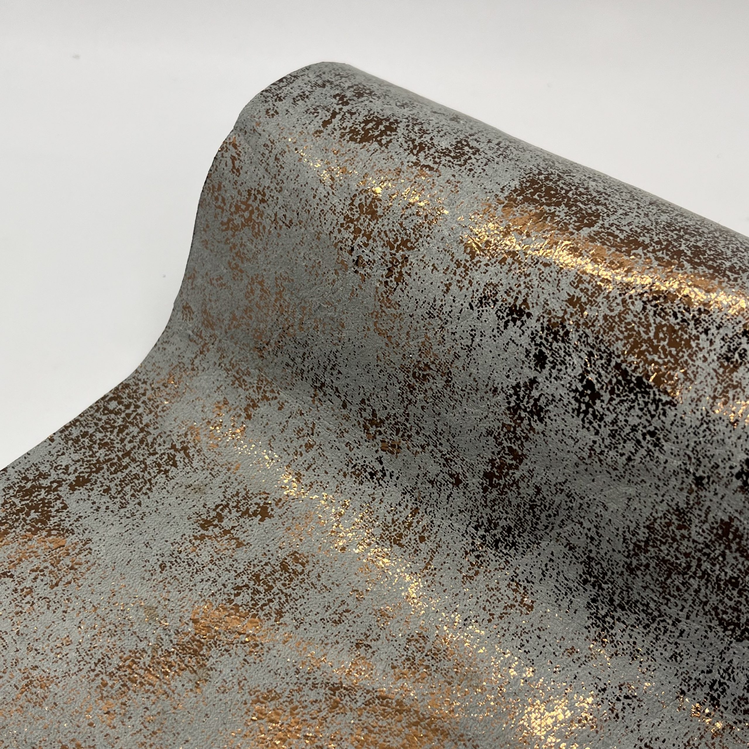 Rusty Allure Charcoal Leather - Rainbow Leather